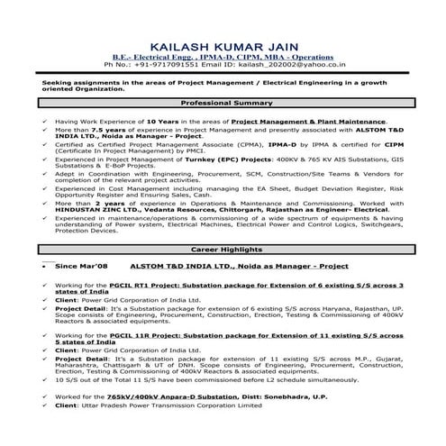 Resume_Ravinder Kumar Raina dtd 080516 | DOC