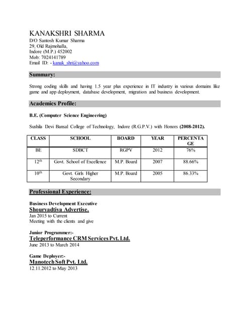 Saurabh-Resume | PDF