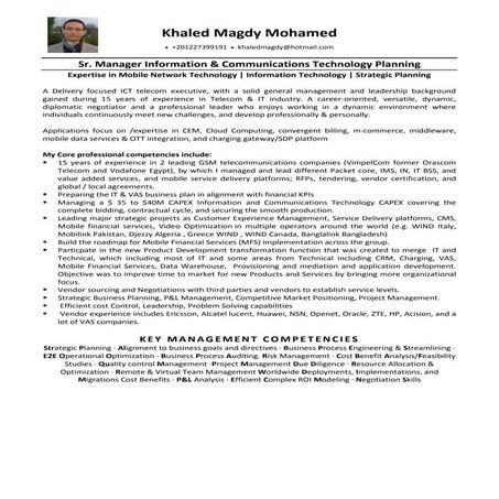 Resume khaled magdy final | PDF