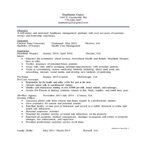 Stephanie Gates's Resume | DOCX