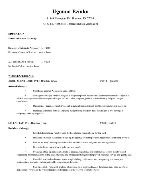 Hunter Resume Complete | DOC | College Education | Education