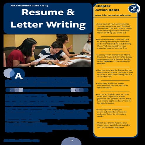 Resume writing | PDF