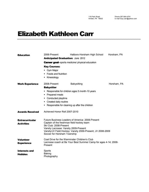 Kellie mcgoldrick resume | DOCX