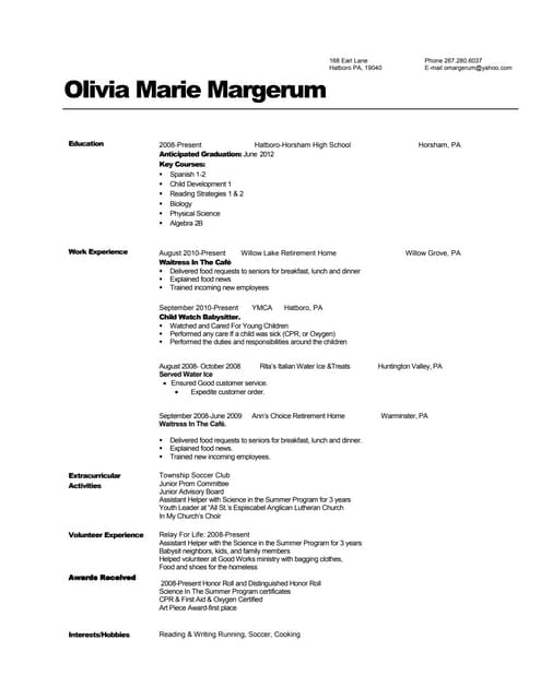 Resume andrew keehn | DOCX | Sports