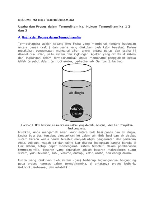 HUKUM TERMODINAMIKA 1,2,3 | PPTX