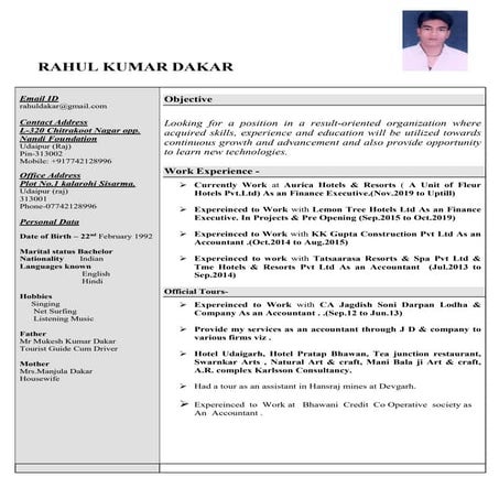 Resume me | PDF
