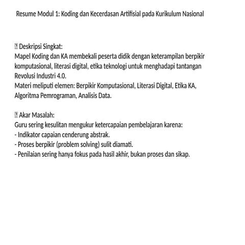 Resume_Modul1_Koding dan kecerdasan artifisial.pptx