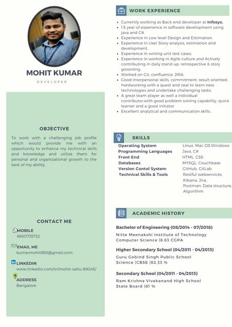 Resume mohit kumar | PDF Resume mohit kumar | PDF
