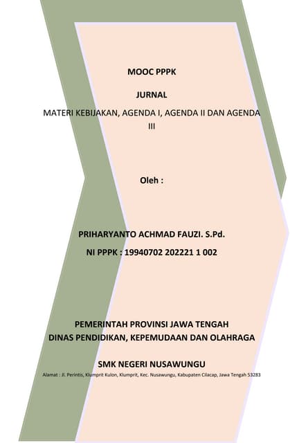 Contoh Jurnal Resume Materi MOOC PPPK .docx