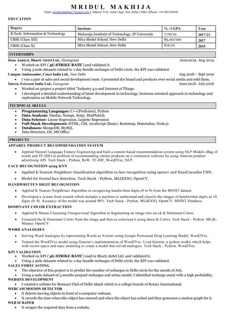 resume_Arnab Mitra | PDF