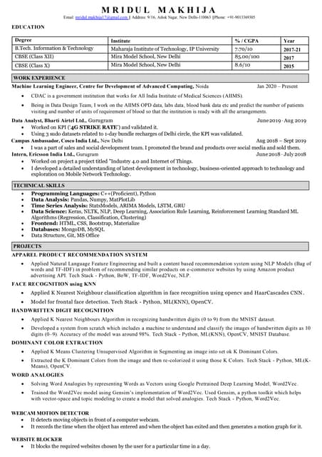 Resume | PDF