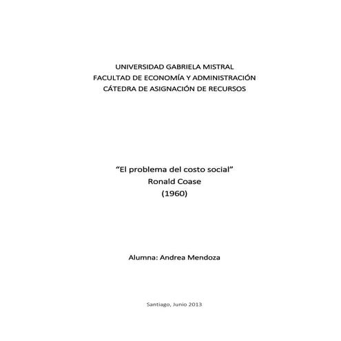 TEOREMA DE COASE | PPTX