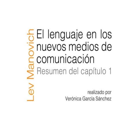 Los nuevos medios, según lev manovich | PDF