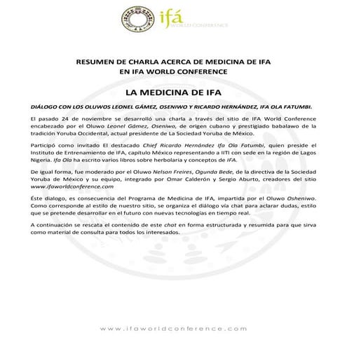 Medicina de IFA (Resumen) | PDF