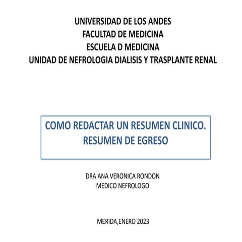 Como redactar un resumen clinico.pptx