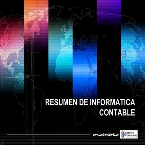 Informacion Basica de Informatica Contable | PPTX