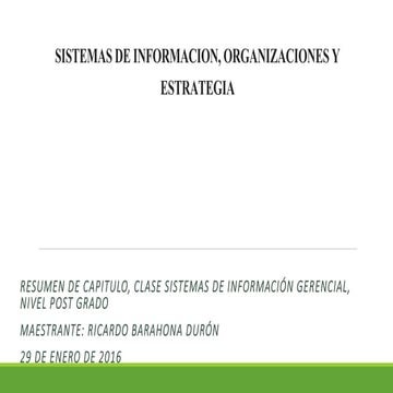 Clusters presentacion | PPTX