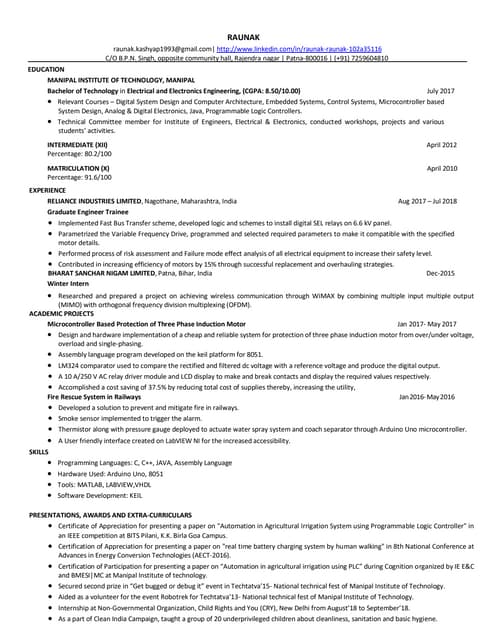 Resume | PDF