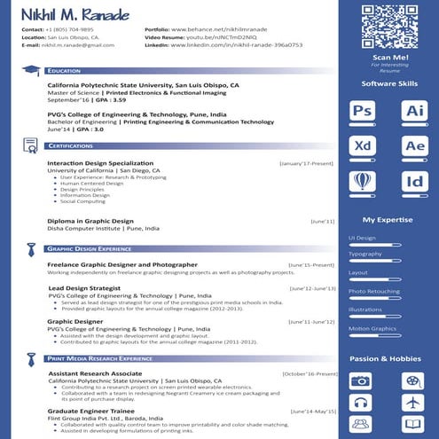 Resume nikhil | PDF | Graphics Software | Computer Software and Applications