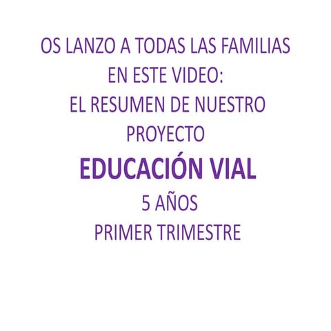 educacion vial | PPTX