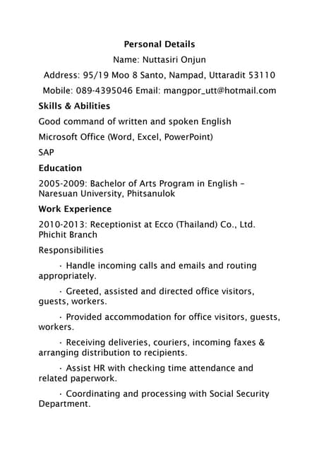Agustin MTA Resume | PDF