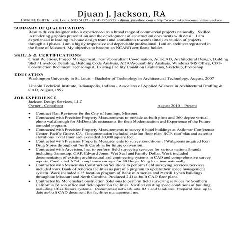 Resume of Djuan Jackson | PDF