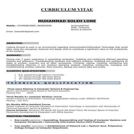 Marwa_s Curriculum Vitae CV | DOCX