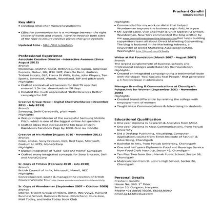 Prashant Gandhi presentations