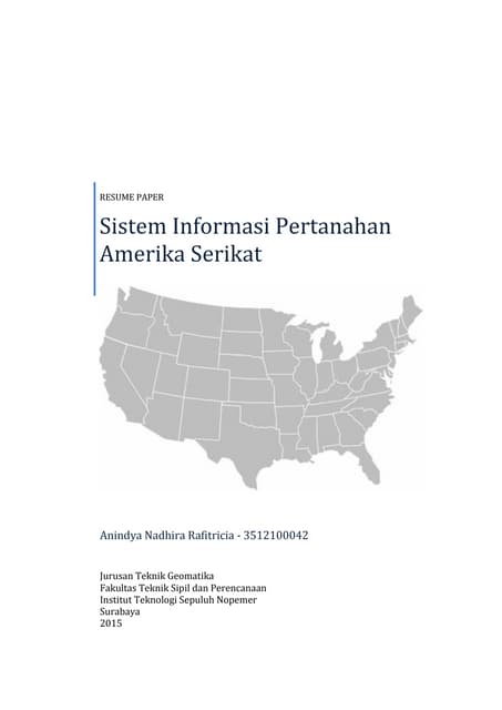 Kerangka acuan kerja survey pemetaan topografi | PDF