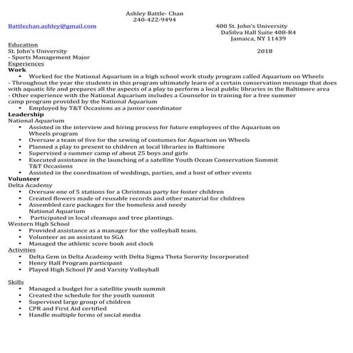 Resume pdf | PDF | Resume Writing and Advice | Job Search