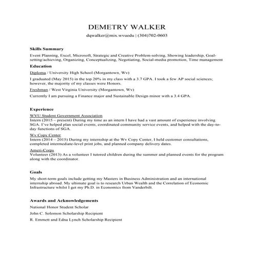 Updated CV _ May 2016 | PDF