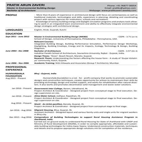 Resume pratik zaveri | PDF