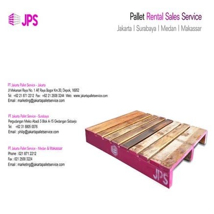 Contact PT Jakarta Pallet Service | PDF