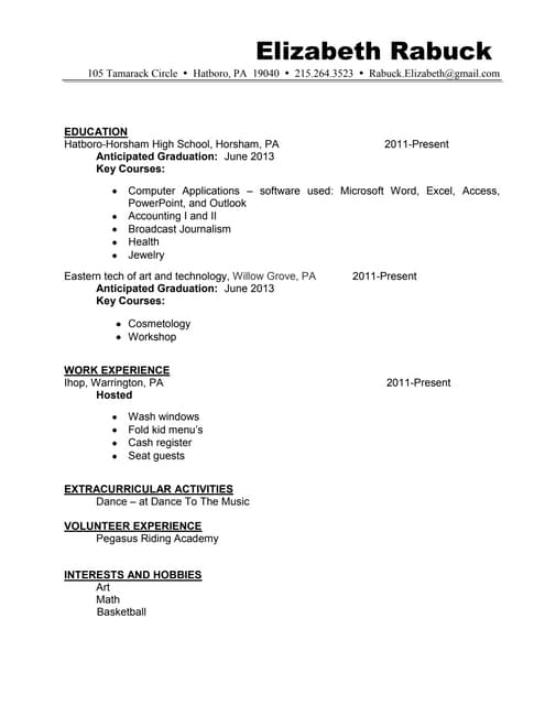 Resume final | DOC