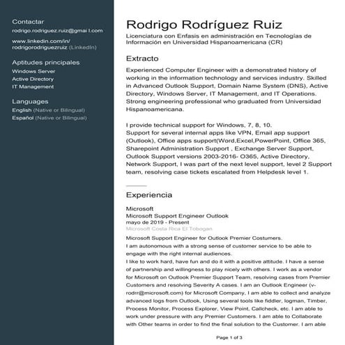 Resume rodrigo rodriguez ruiz | PDF