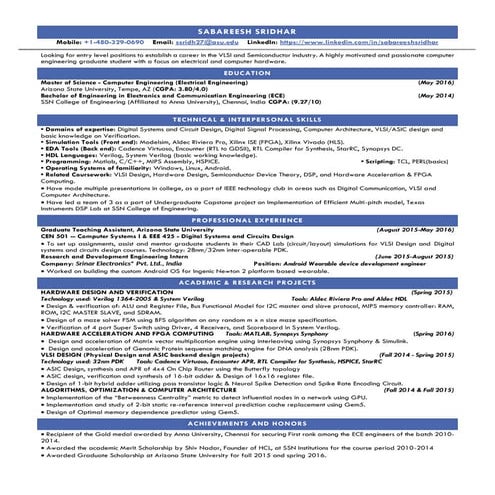Sabareesh_Sridhar_resume | PDF