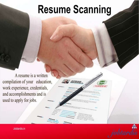Resume scanning | PPTX