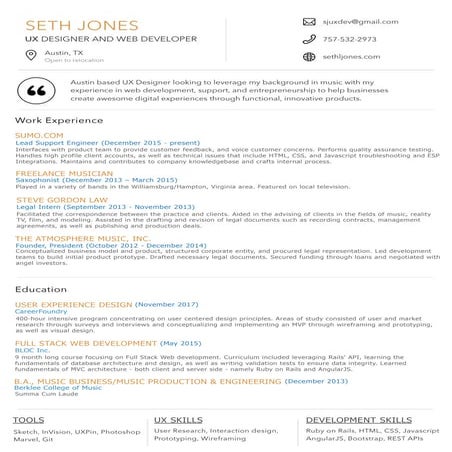 Seth Jones's Resume | PDF | Computing | Technology & Computing