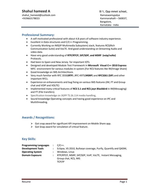 Sanjay_Sharma _resume_Telecom IMS LTE | DOCX