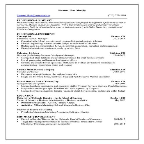 Resume - Eric Biscow | DOCX