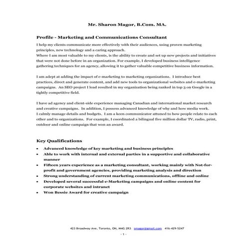 Chris Salmon CV | DOCX