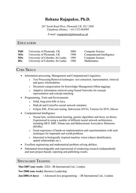 Professor Profile Presentation example . | PPTX
