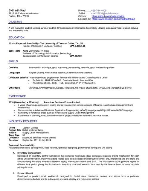 Gautham Pai K - Resume | PDF | Databases | Computer Software and Applications