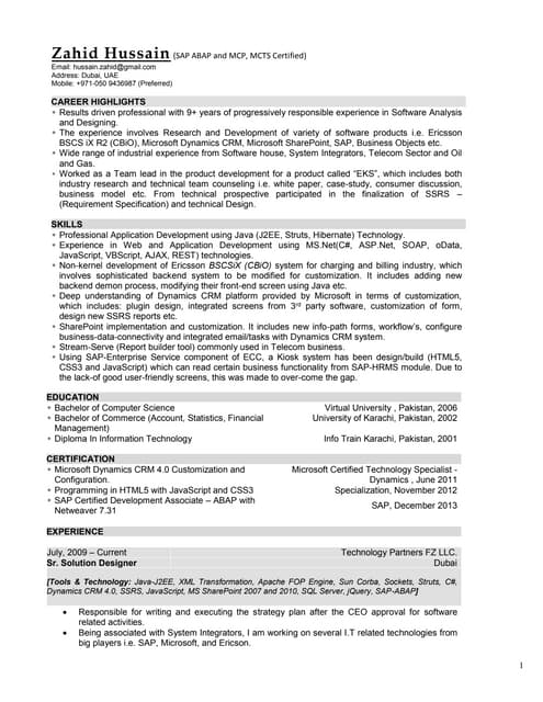 Dale RESUME_2008_Summary_v2 | DOC