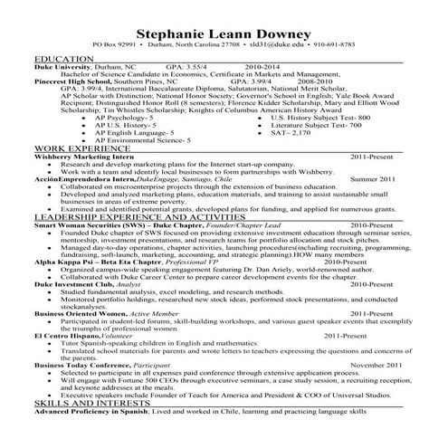 Stephanie Downey\'s Resume | PDF