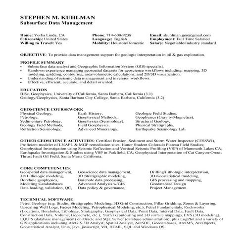 Resume Stephen Kuhlman 05 17 2012 EP | DOC