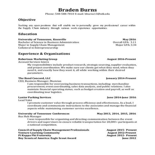 Daniel Wyse - Resume | DOCX