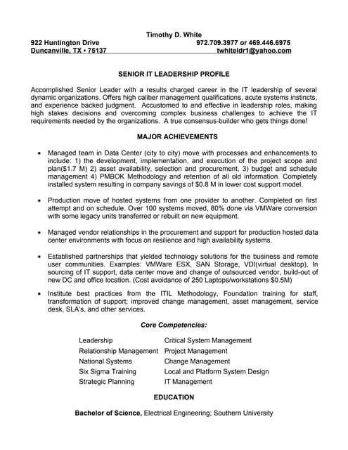 Patrick Lillard 2016 resume | DOC