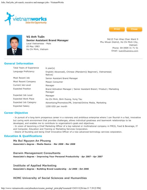 NGUYEN QUOC KHANG RESUME | DOCX