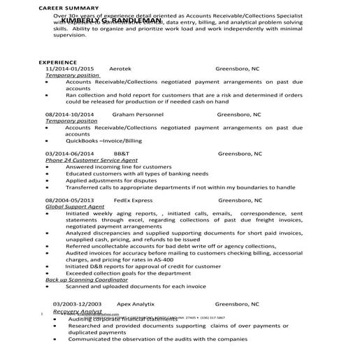 resume updated | DOCX